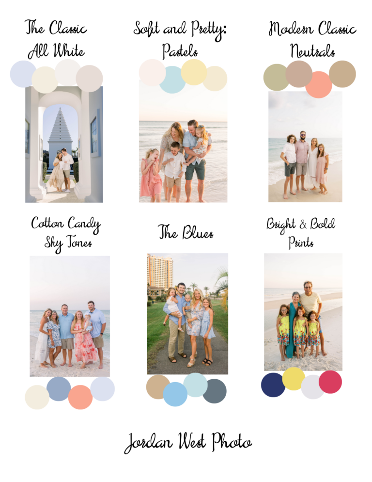 Summer Family Photo Color Scheme - jordanwestphoto.com